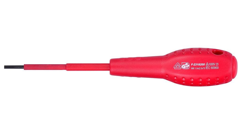 RND 550-00389 | RND Slotted Screwdriver, SL2.5, 75mm, | Distrelec Germany